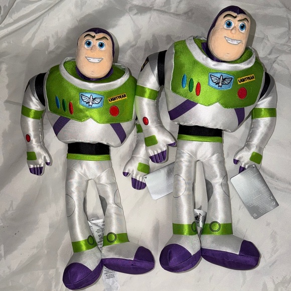 Disney | Toys | Disney Buzz Lightyear Plush Green Purple And White ...